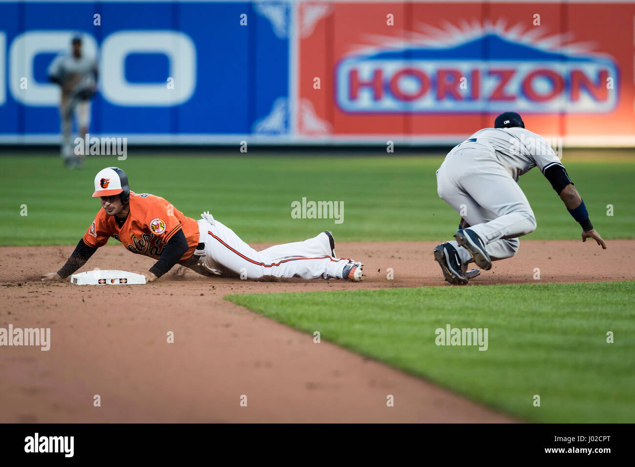 Baltimore, Maryland, USA. 8th Apr, 2017. Baltimore Orioles right ...