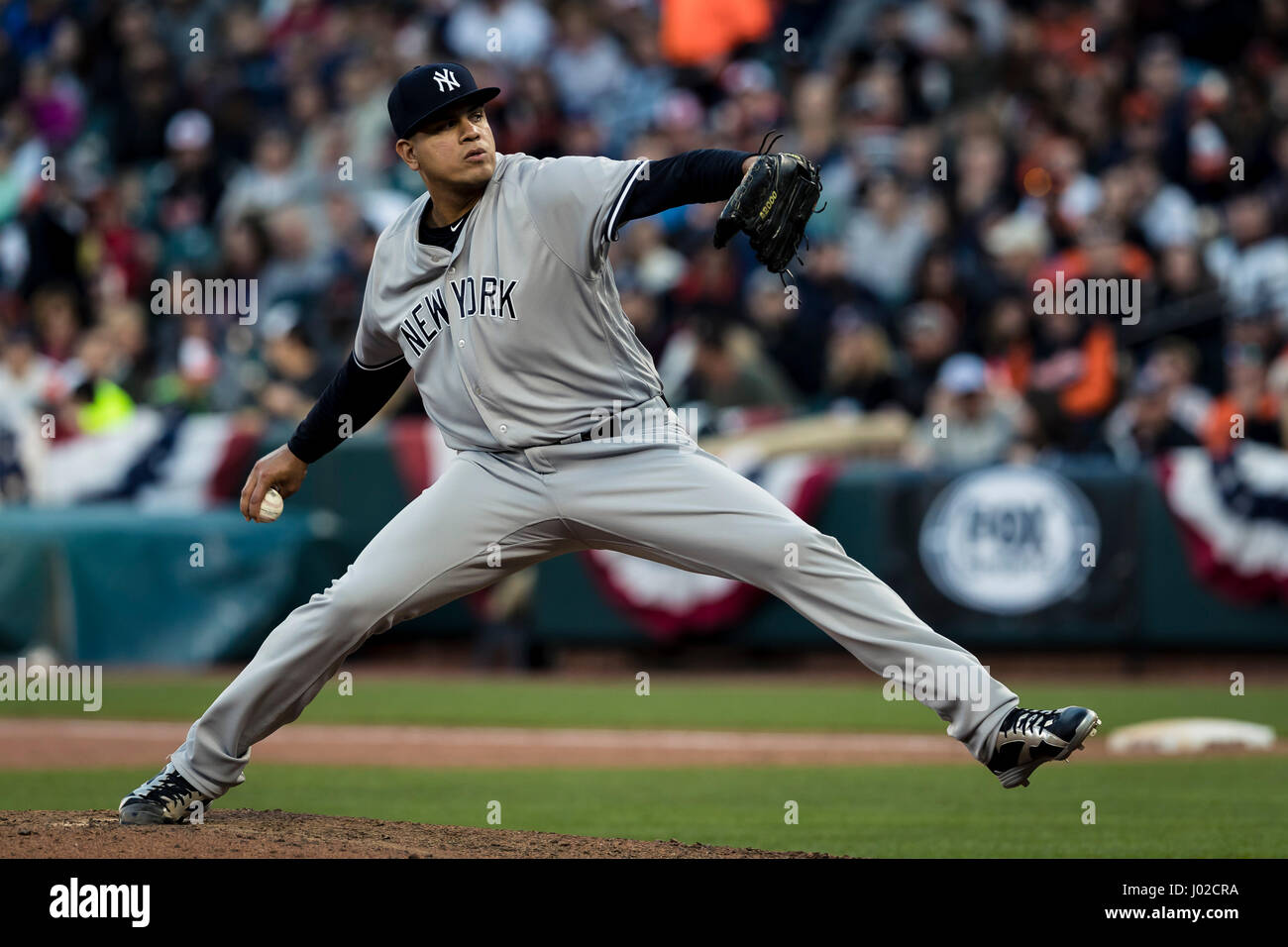 Baltimore, Maryland, USA. 8th Apr, 2017. New York Yankees relief ...