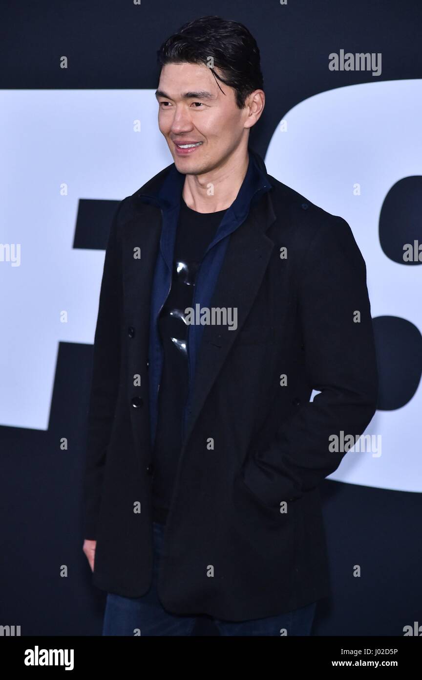 New York, NY, USA. 8th Apr, 2017. Rick Yune at arrivals for THE FATE OF ...