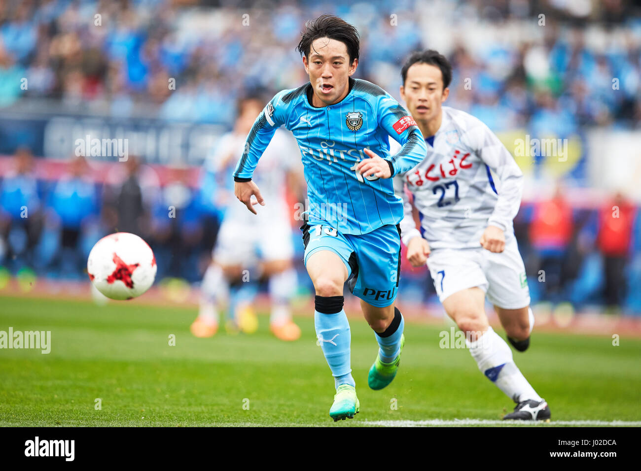 Kanagawa, Japan. 8th Apr, 2017. Koji Miyoshi (Frontale), April 8, 2017 ...