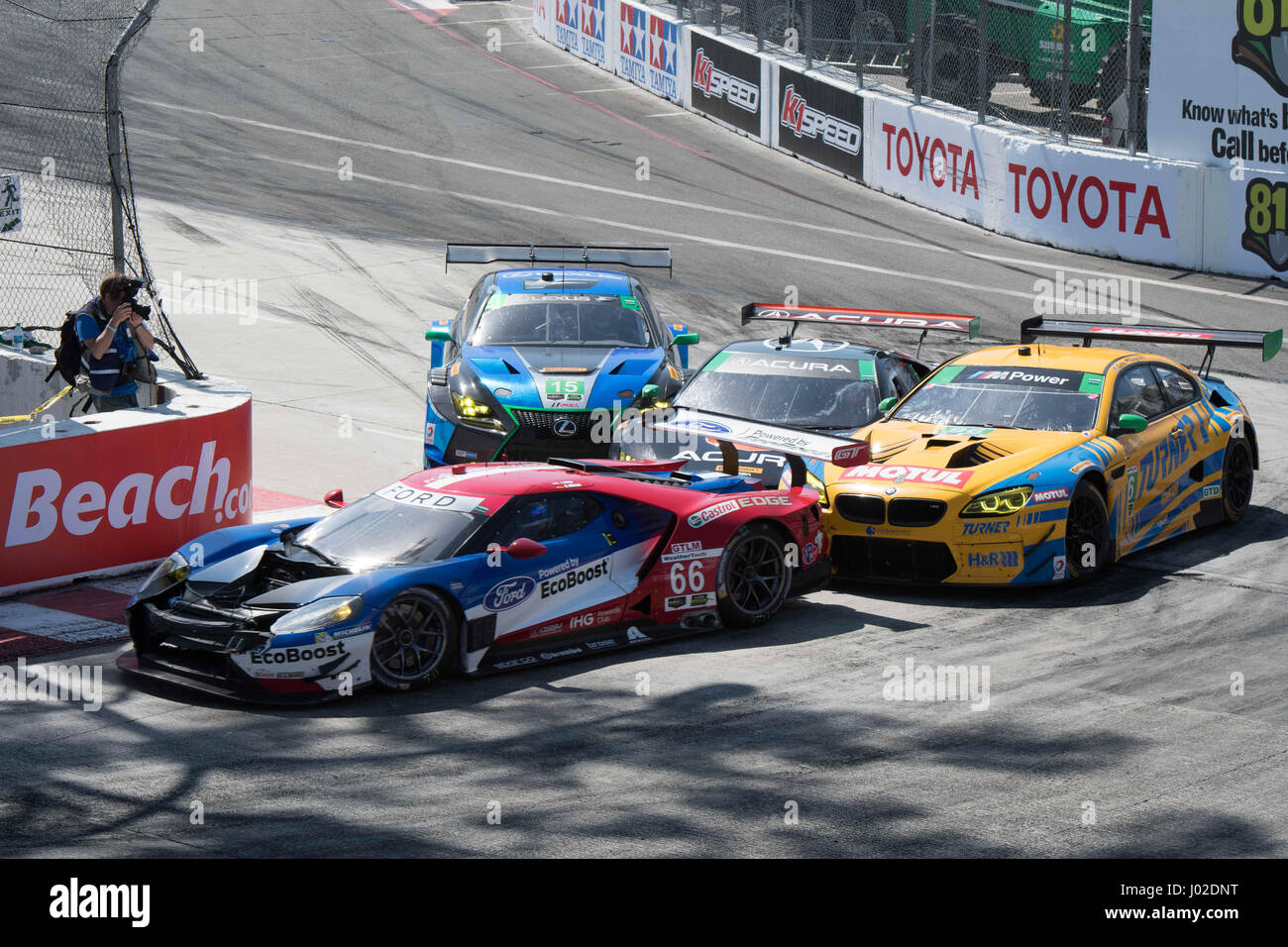 Long Beach, California, USA. 8th April, 2017. Track By Drivers For The ...