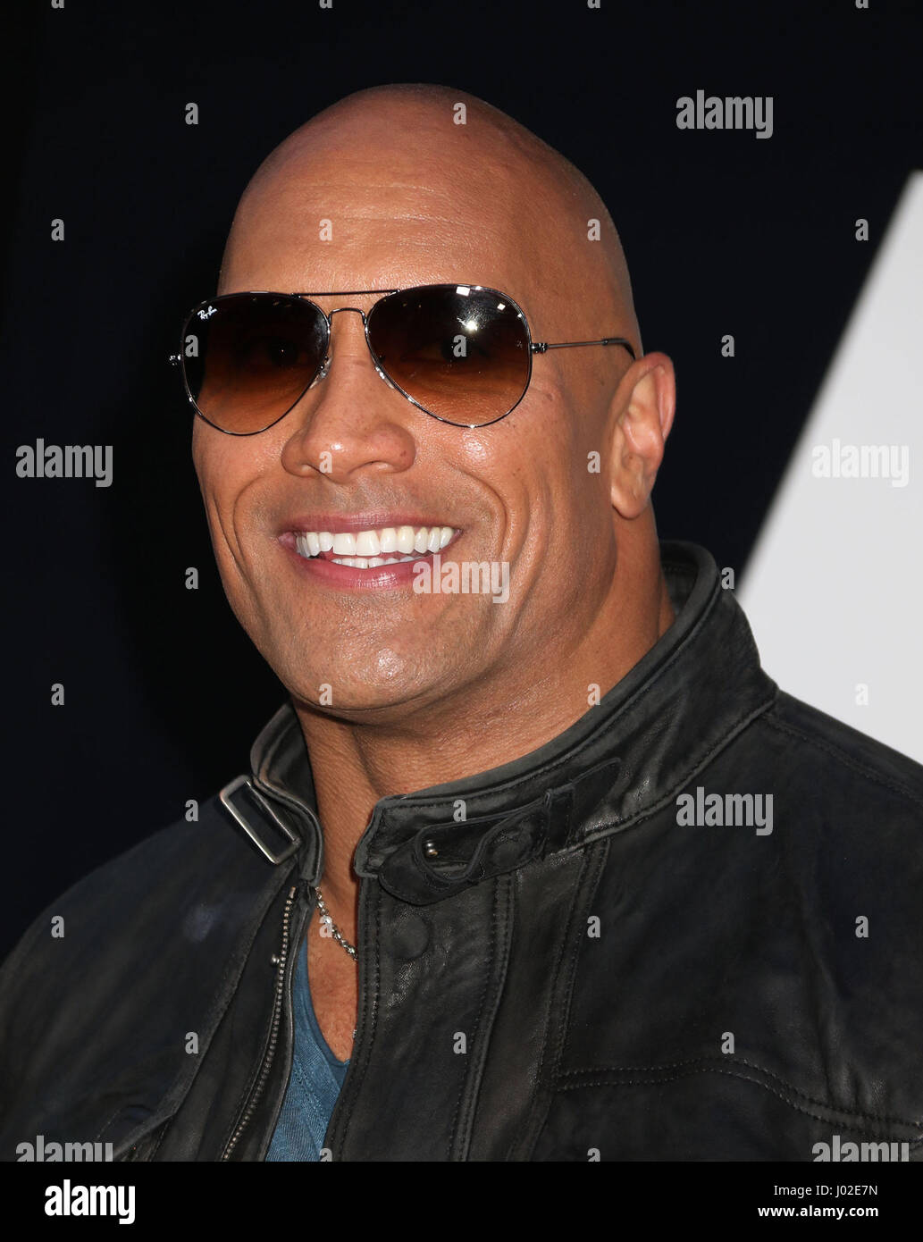 New York, New York, USA. 8th Apr, 2017. Actor DWAYNE JOHNSON aka THE ...