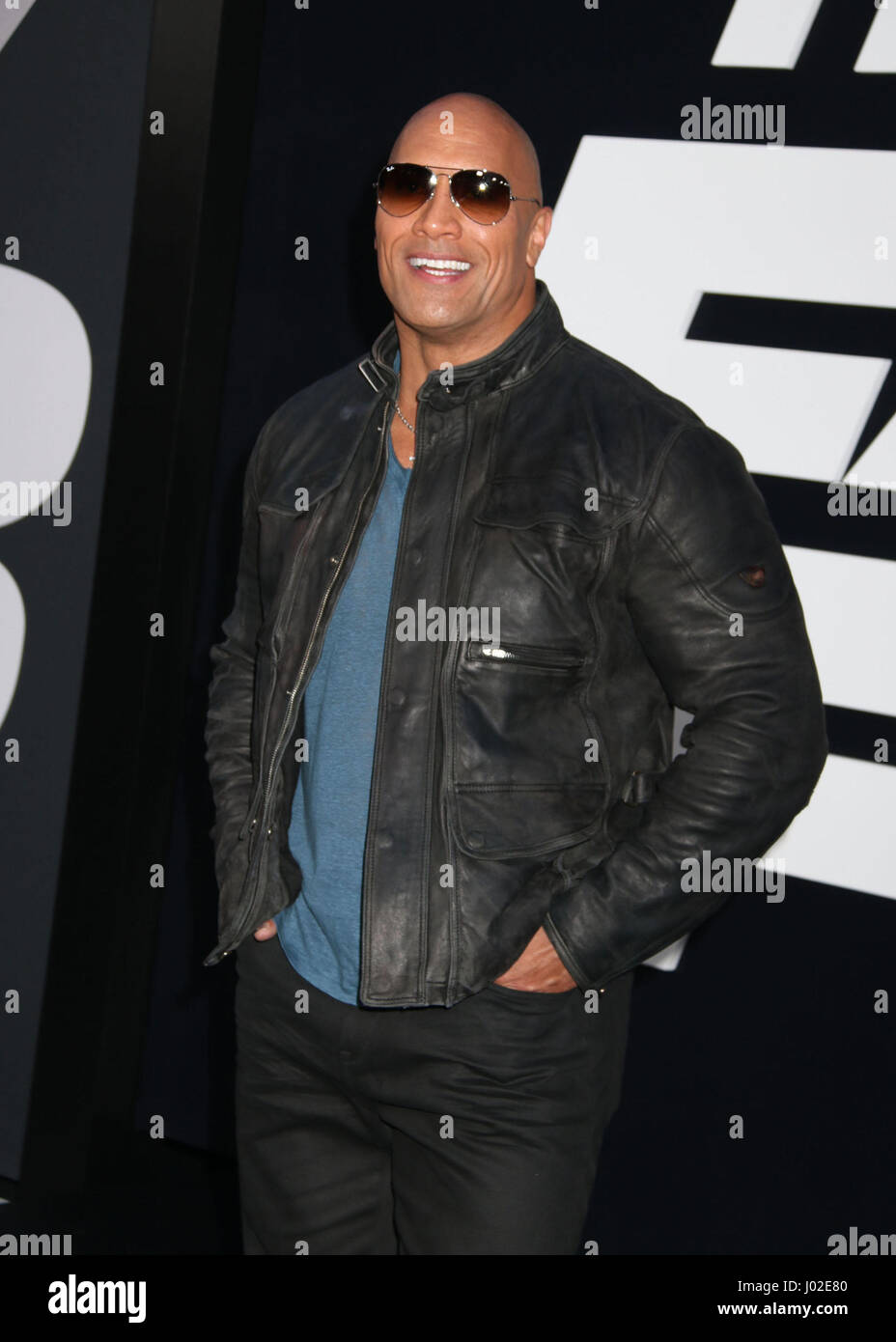 New York, New York, USA. 8th Apr, 2017. Actor DWAYNE JOHNSON aka THE ...