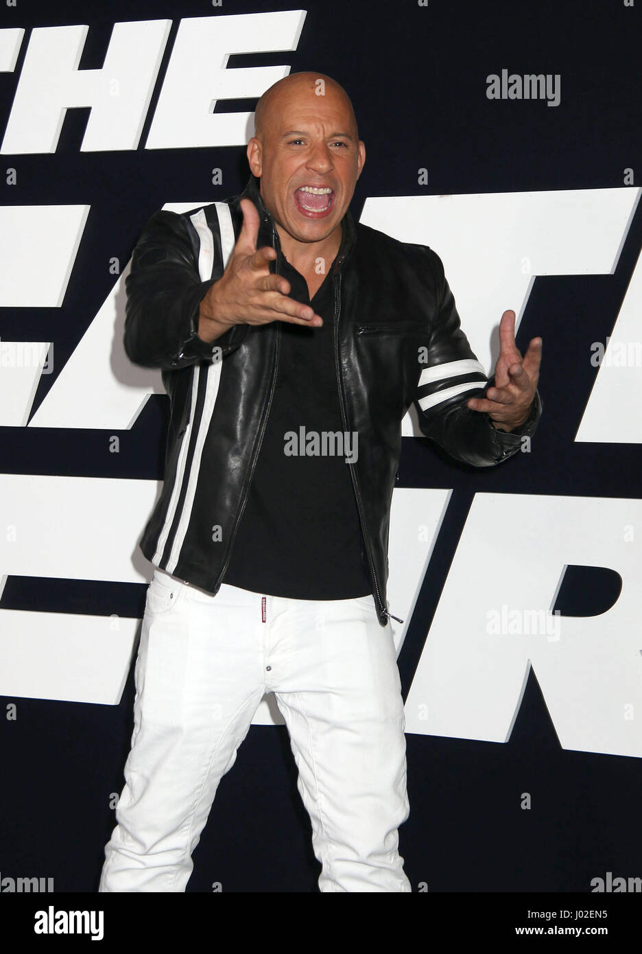 New York, New York, USA. 8th Apr, 2017. Actor VIN DIESEL attends the ...