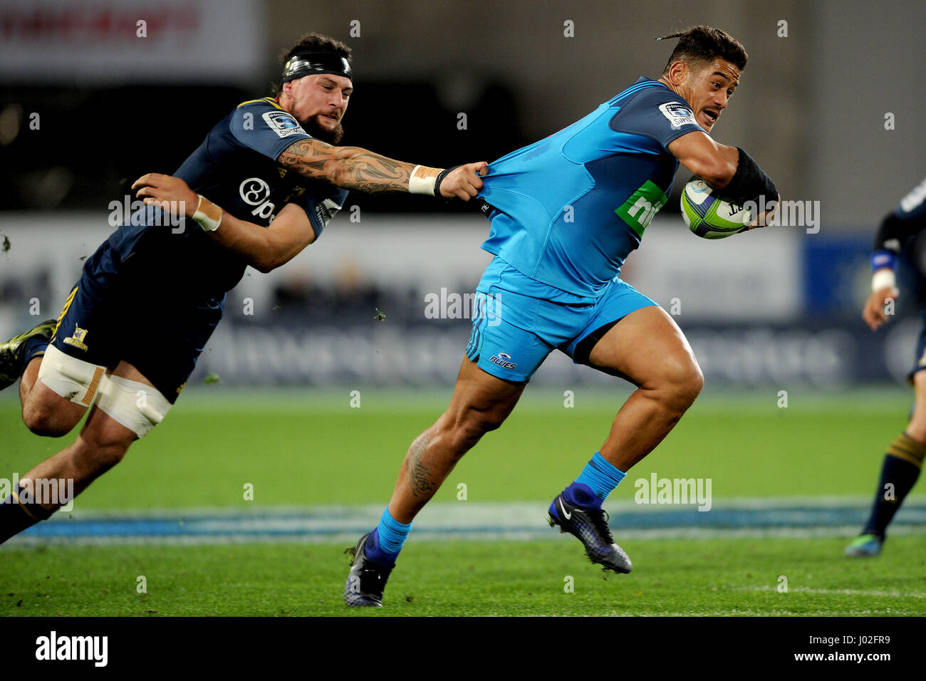 April 8th 2017, Forsyth Barr Stadium, Dunedin, New Zealand; Super Rugby ...