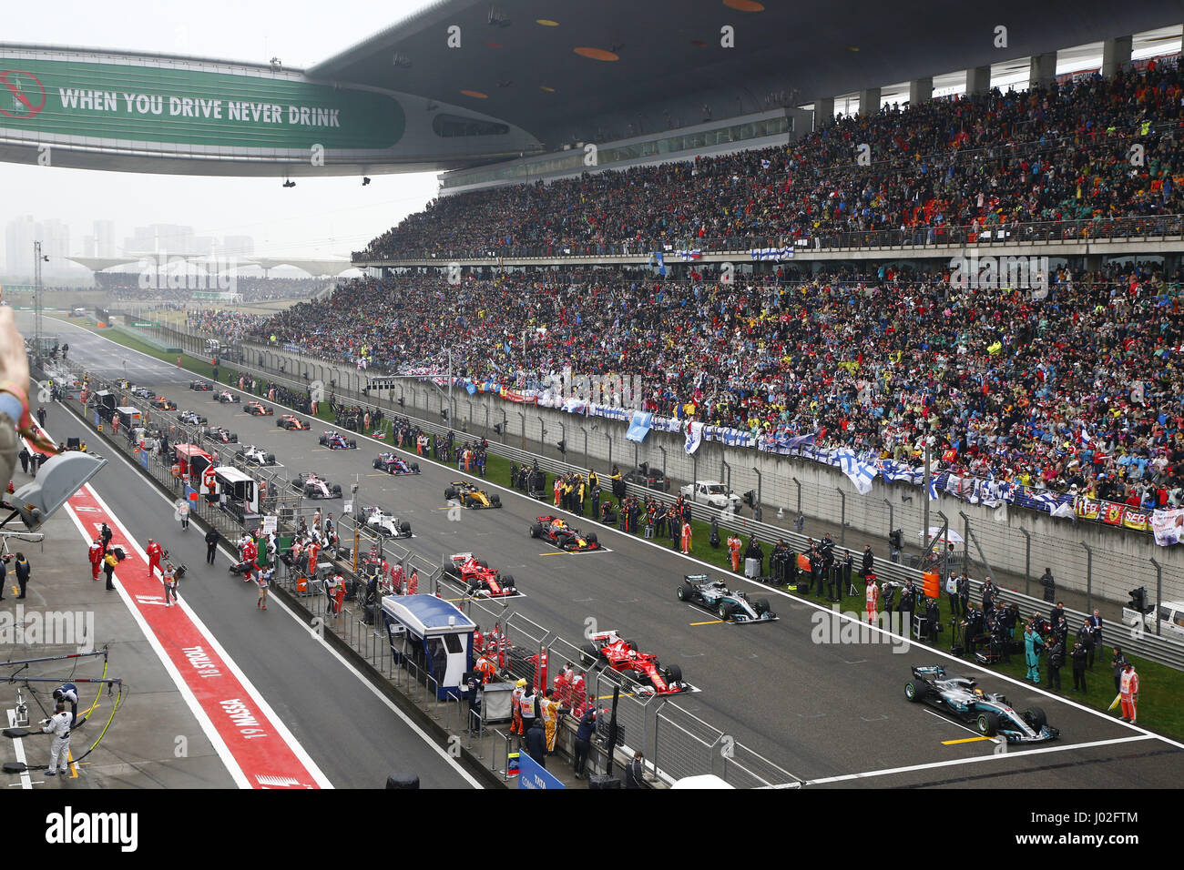 9th April 2017, Shanghai Circuit, Shanghai, China; Chinese Grand Prix ...