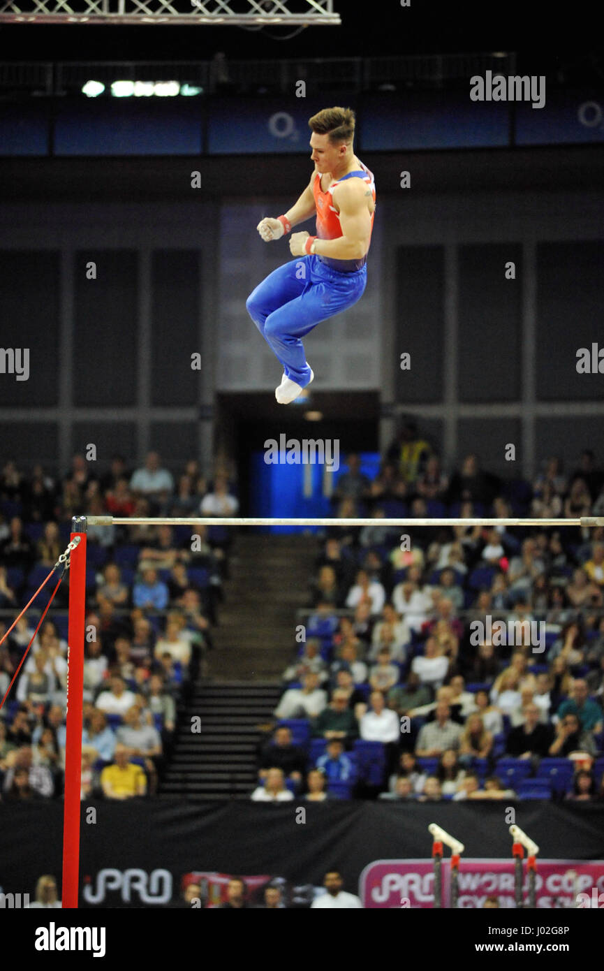 Brinn bevan competing on the pommel horse hi-res stock photography and ...