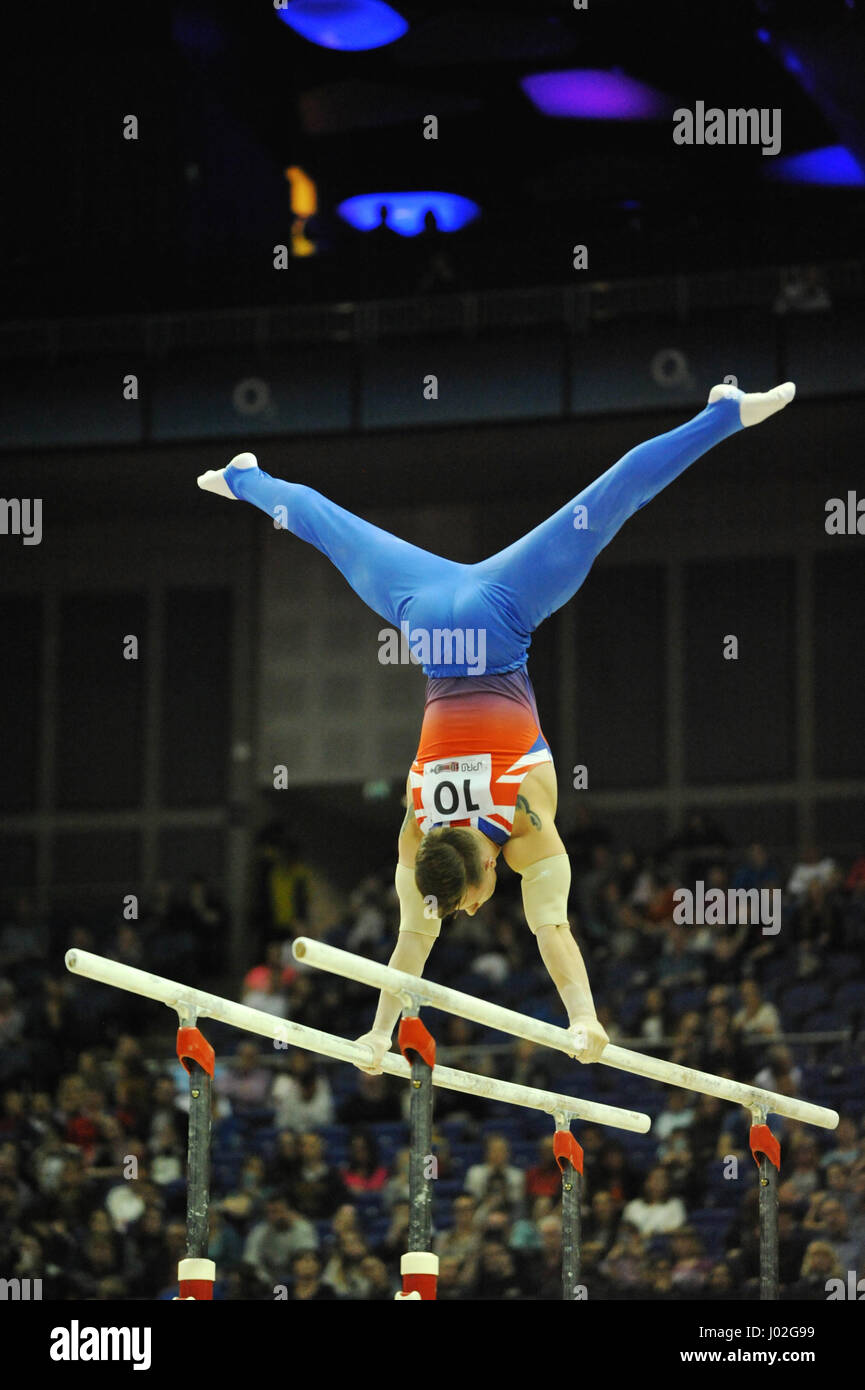 Brinn bevan competing on pommel horse hi-res stock photography and ...