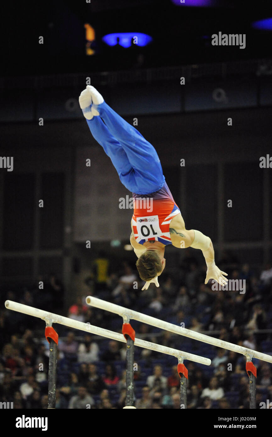 Brinn bevan competing on pommel horse hi-res stock photography and ...