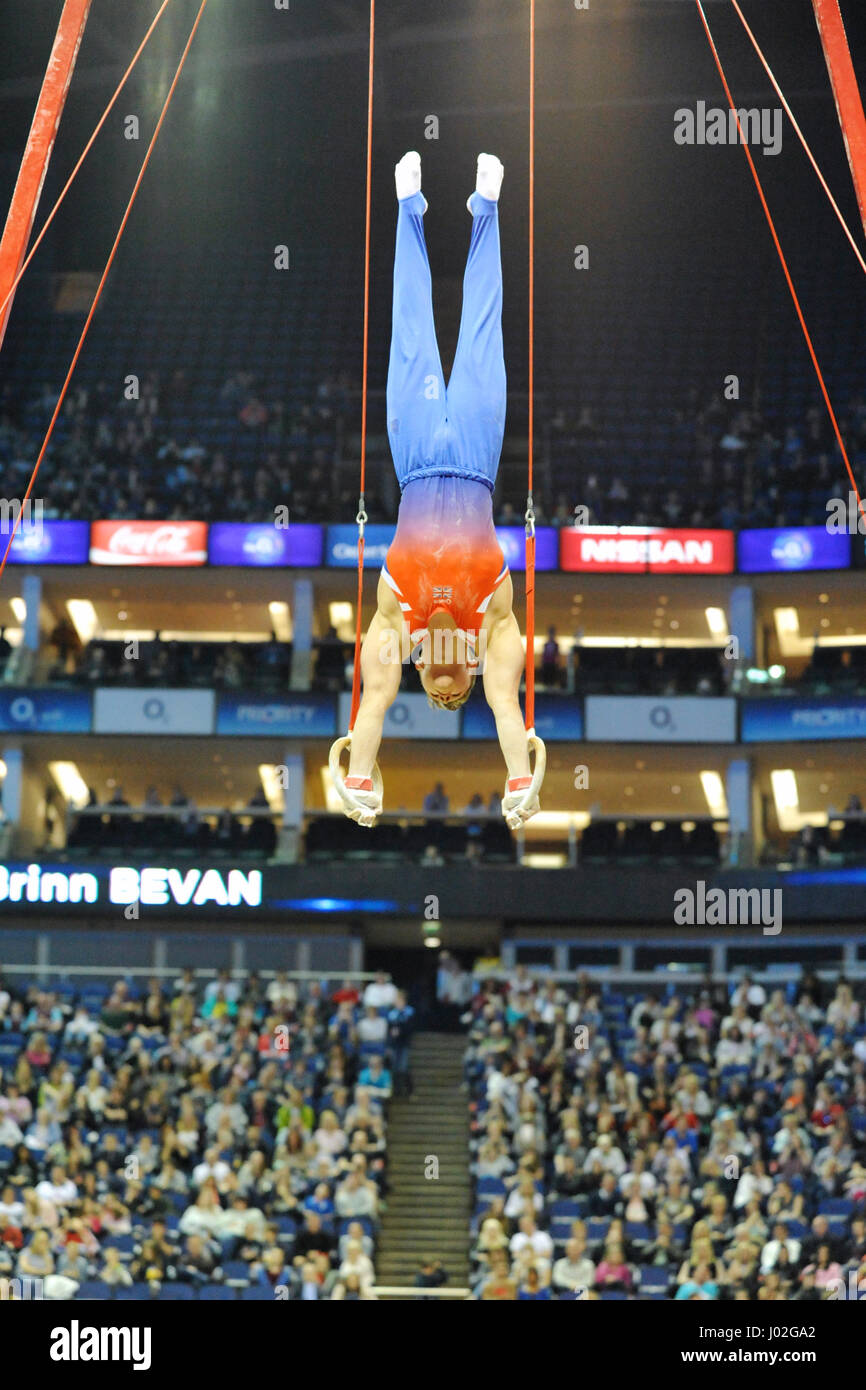 Sam oldham competing on the rings hi-res stock photography and images ...