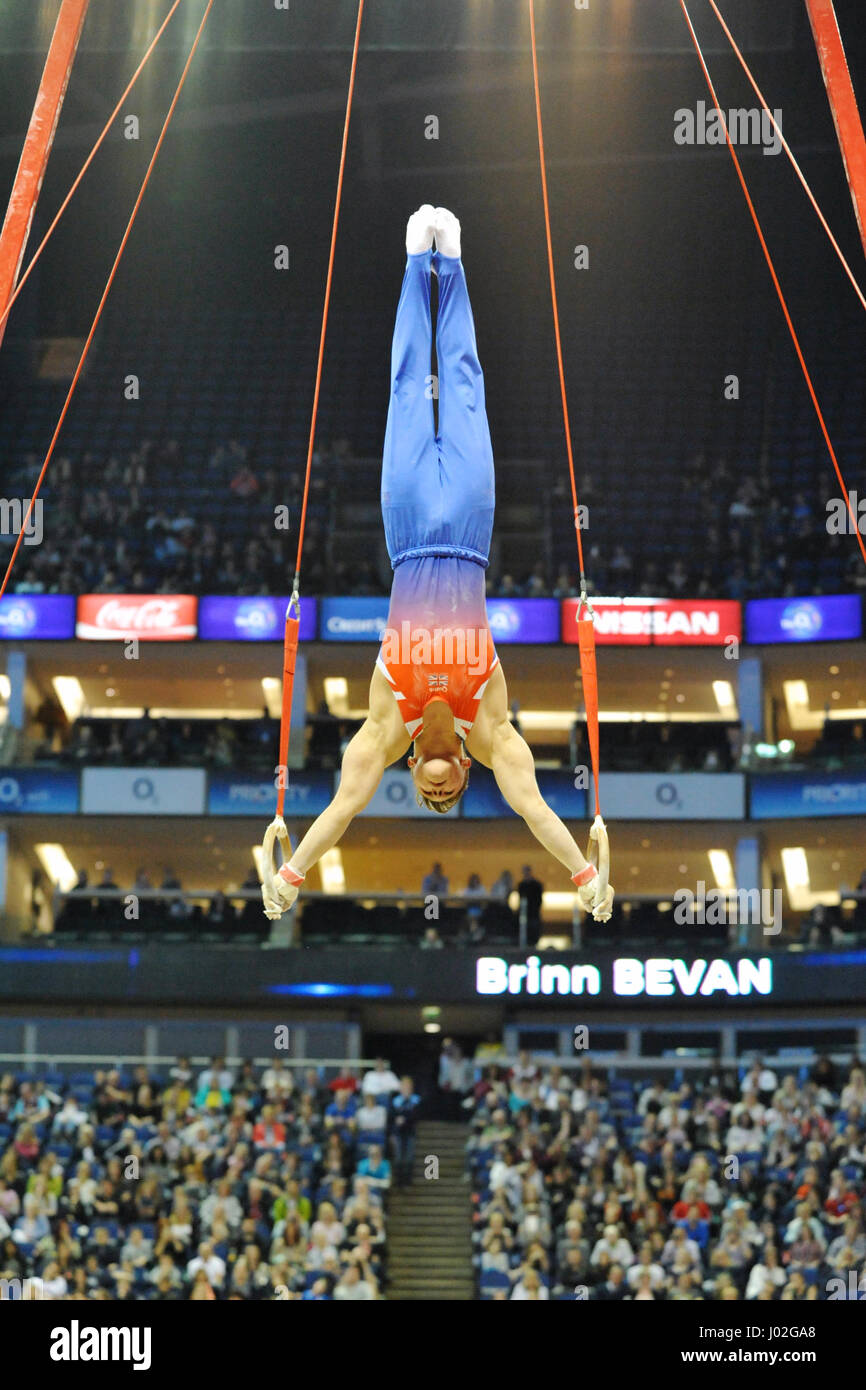 Brinn bevan competing on pommel horse hi-res stock photography and ...