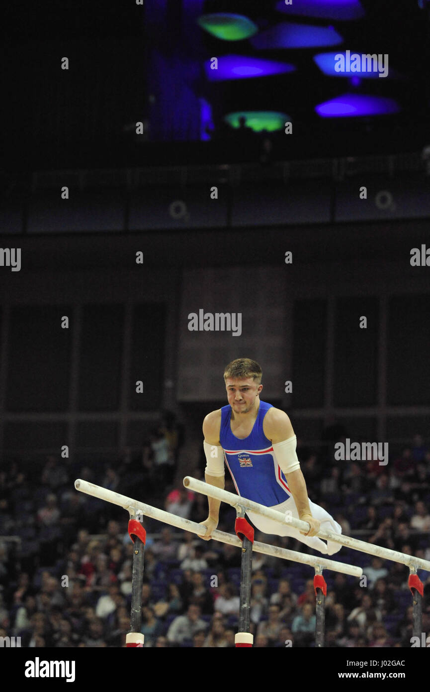 Sam oldham competing on the rings hi-res stock photography and images ...