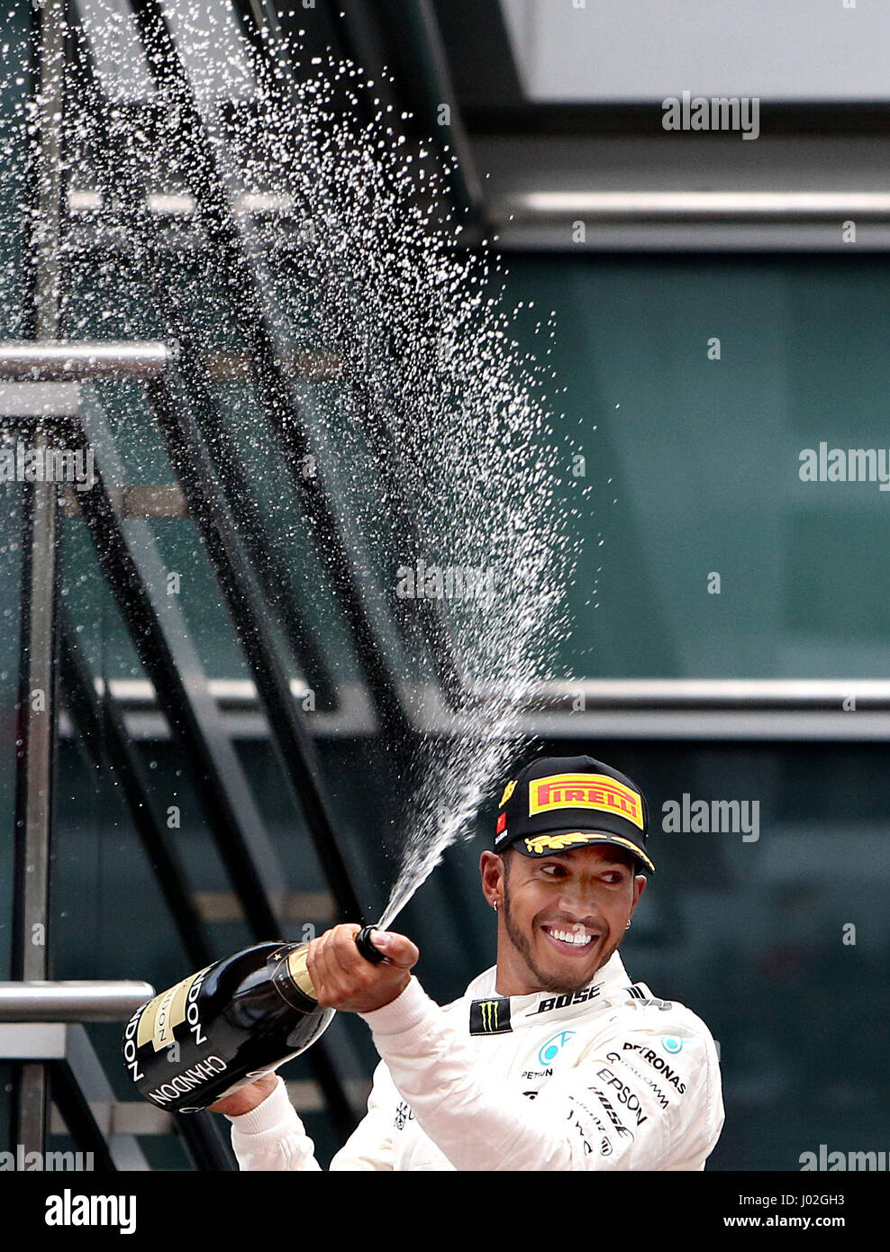 Lewis hamilton champagne hi-res stock photography and images - Alamy