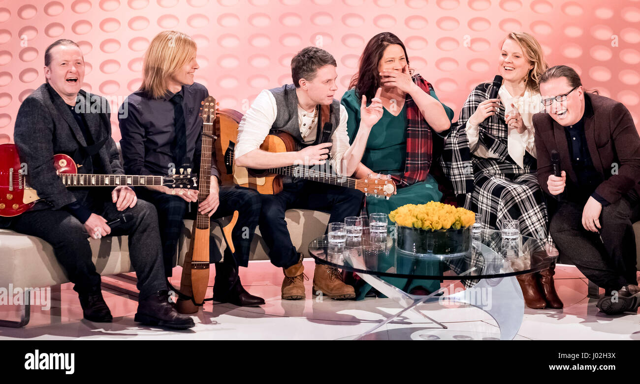 Magdeburg, Germany. 08th Apr, 2017. The Kelly Family during the ...