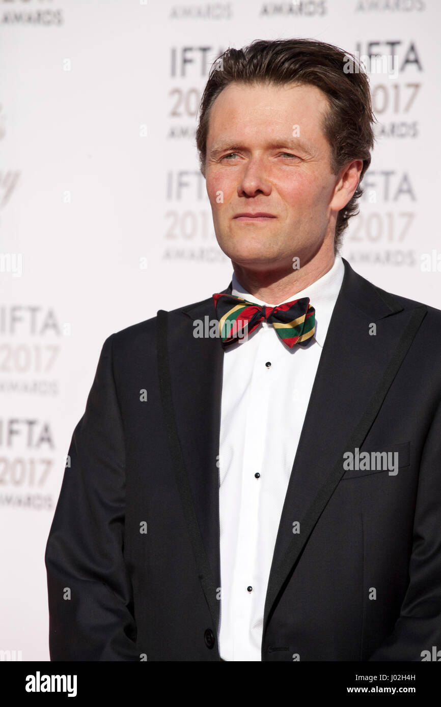 Dublin, Ireland. 8th Apr, 2017. Actor Adam Goodwin at the 2017 IFTA ...