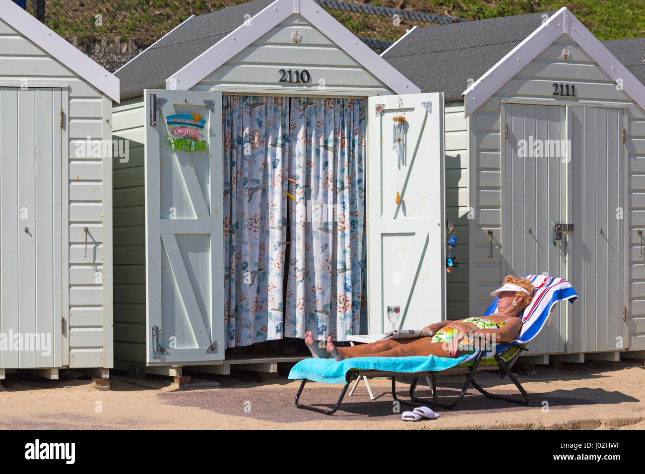 Asleep at bournemouth beach hi-res stock photography and images - Alamy