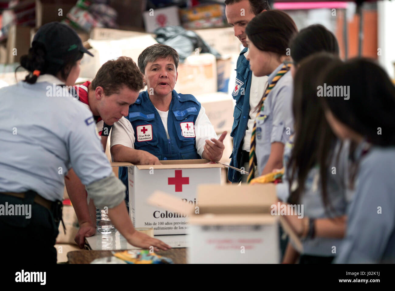 Colombian red cross hi-res stock photography and images - Alamy