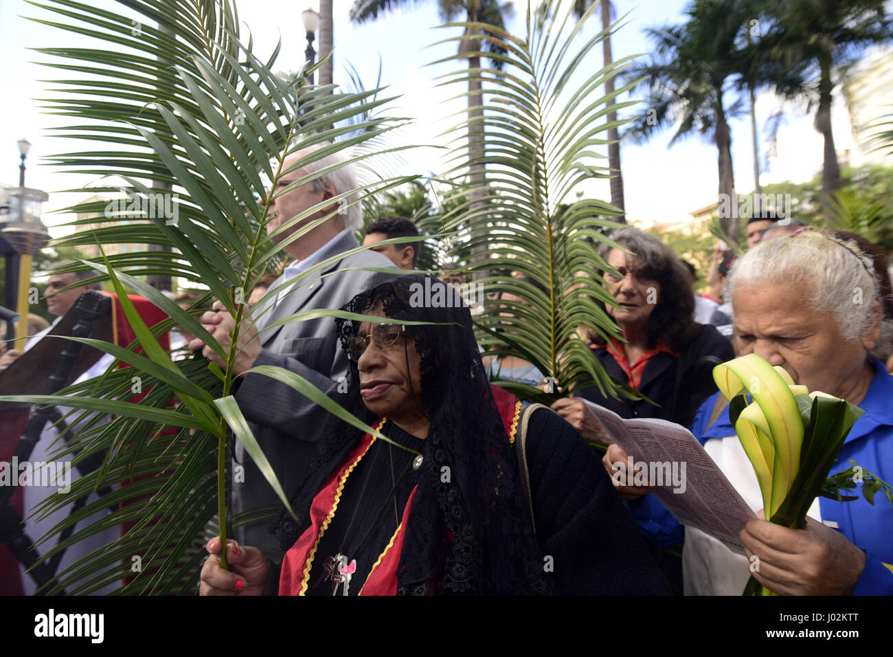 April 9, 2017 - SÃ¢O Paulo, SÃ£o paulo, Brazil - Cardinals during the ...