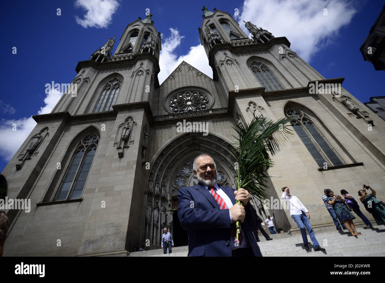 April 9, 2017 - SÃ¢O Paulo, SÃ£o paulo, Brazil - Cardinals during the ...