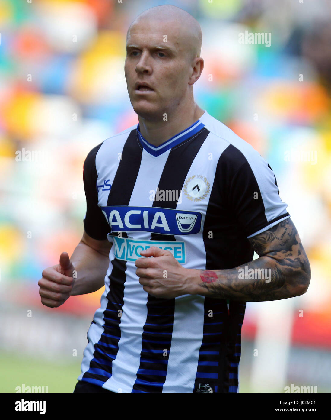 Udine, Friuli Venezia Giulia. 09th Apr, 2017. ITALY, Udine: Udinese's ...