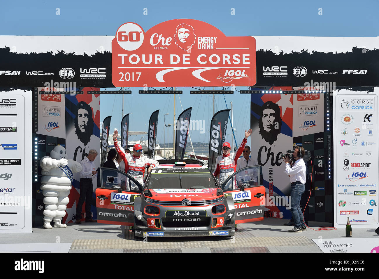 April 9th 2017, Island of Corsica; WRC Rally of Corsica, Final day ...