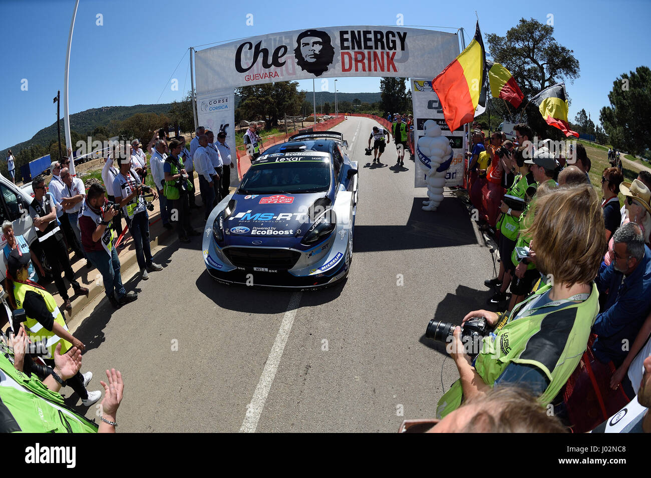 April 9th 2017, Island of Corsica; WRC Rally of Corsica, Final day; Ott ...