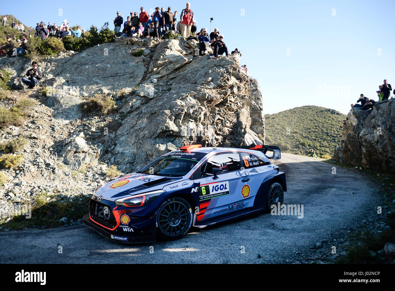 April 9th 2017, Island of Corsica; WRC Rally of Corsica, Final day ...