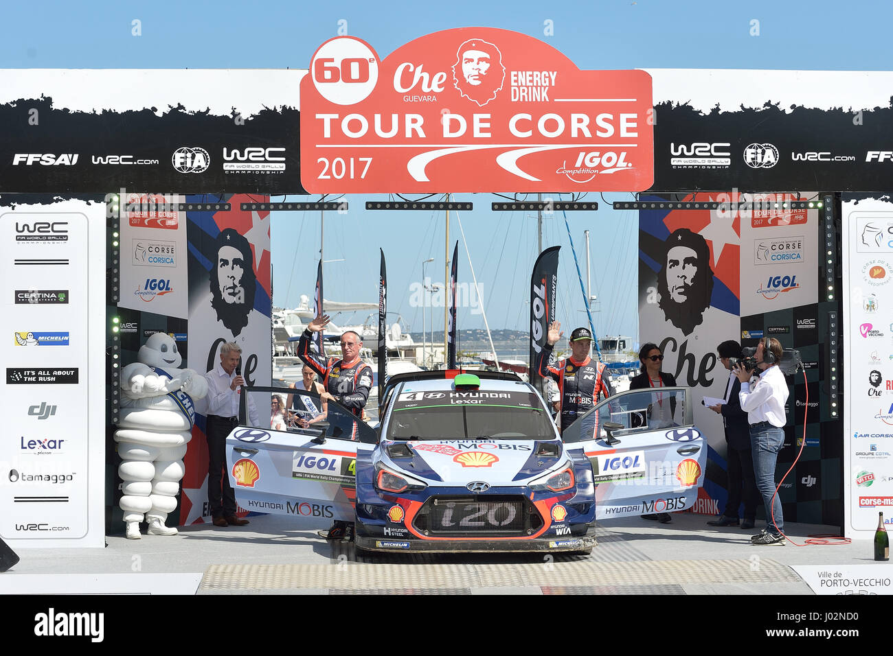 April 9th 2017, Island of Corsica; WRC Rally of Corsica, Final day ...