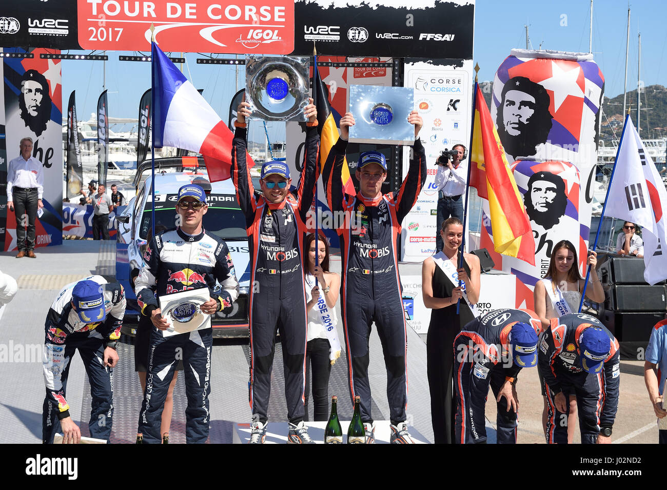 April 9th 2017, Island of Corsica; WRC Rally of Corsica, Final day ...