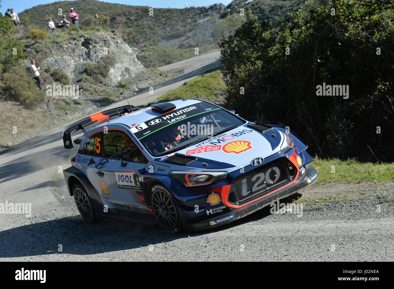 April 9th 2017, Island of Corsica; WRC Rally of Corsica, Final day ...