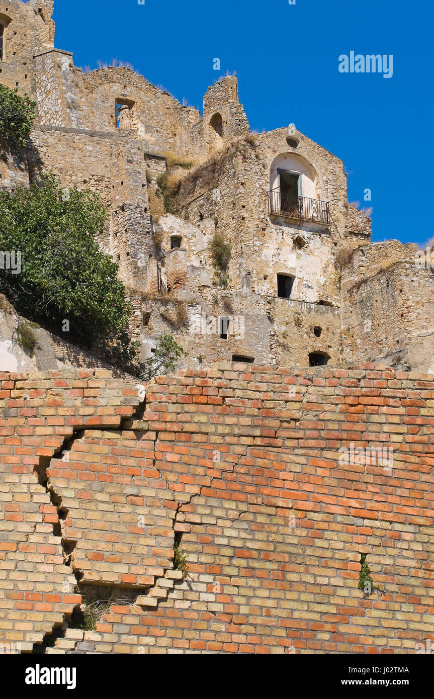 Panoramic view of Craco. Basilicata. Italy Stock Photo - Alamy