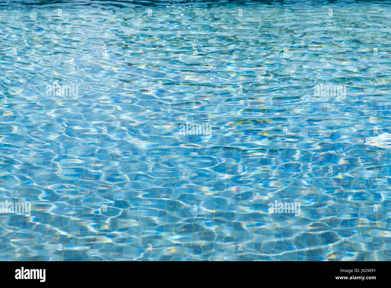 Blurred abstract background of swimming pool.The ripples wave on the ...