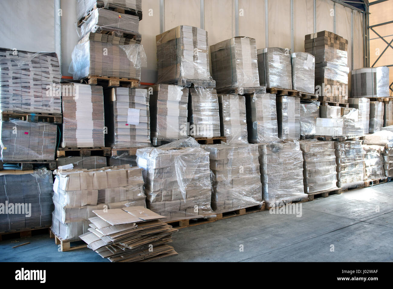 Goods in stock in a warehouse Stock Photo - Alamy