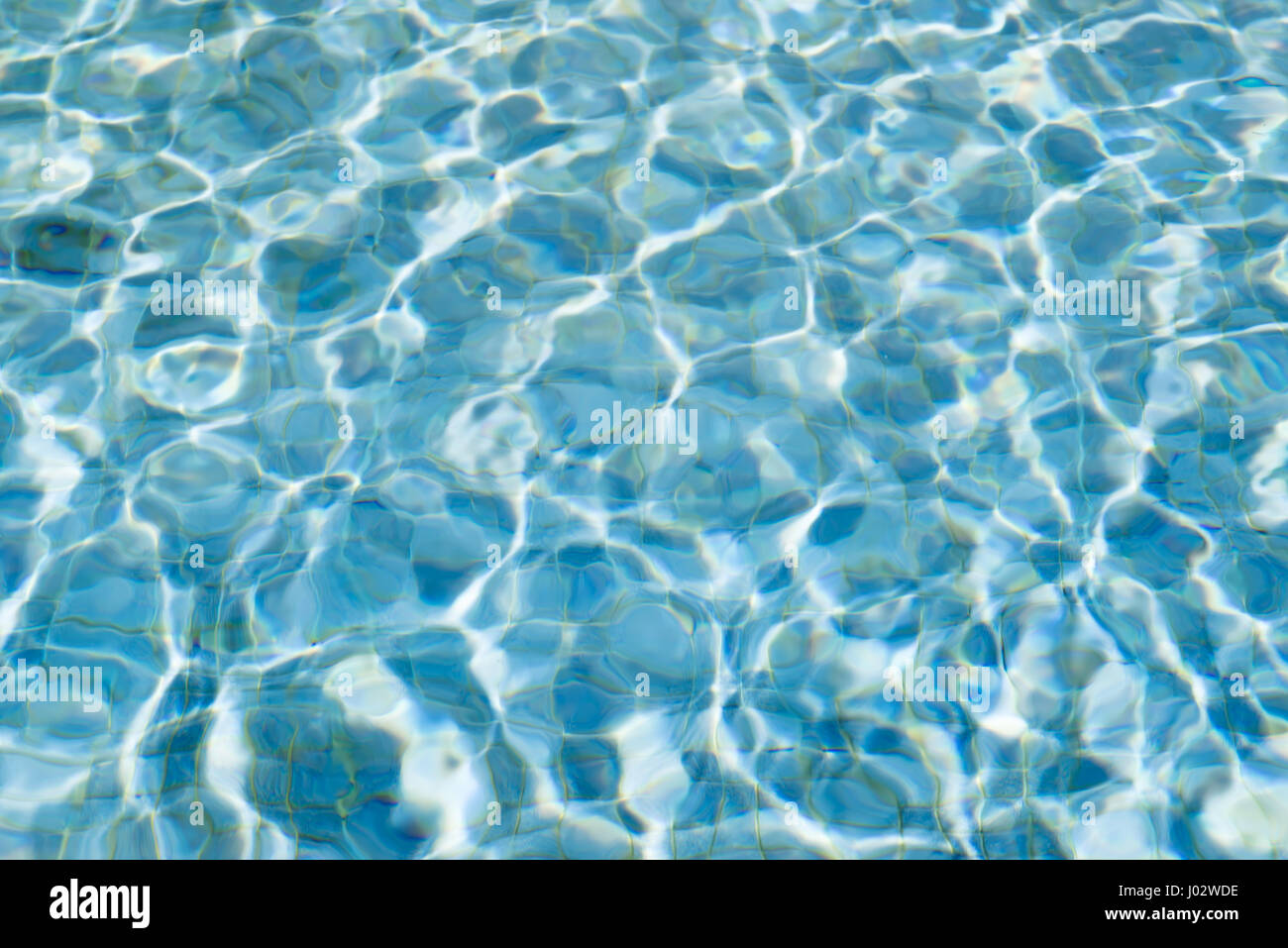 Blurred abstract background of swimming pool.The ripples wave on the ...