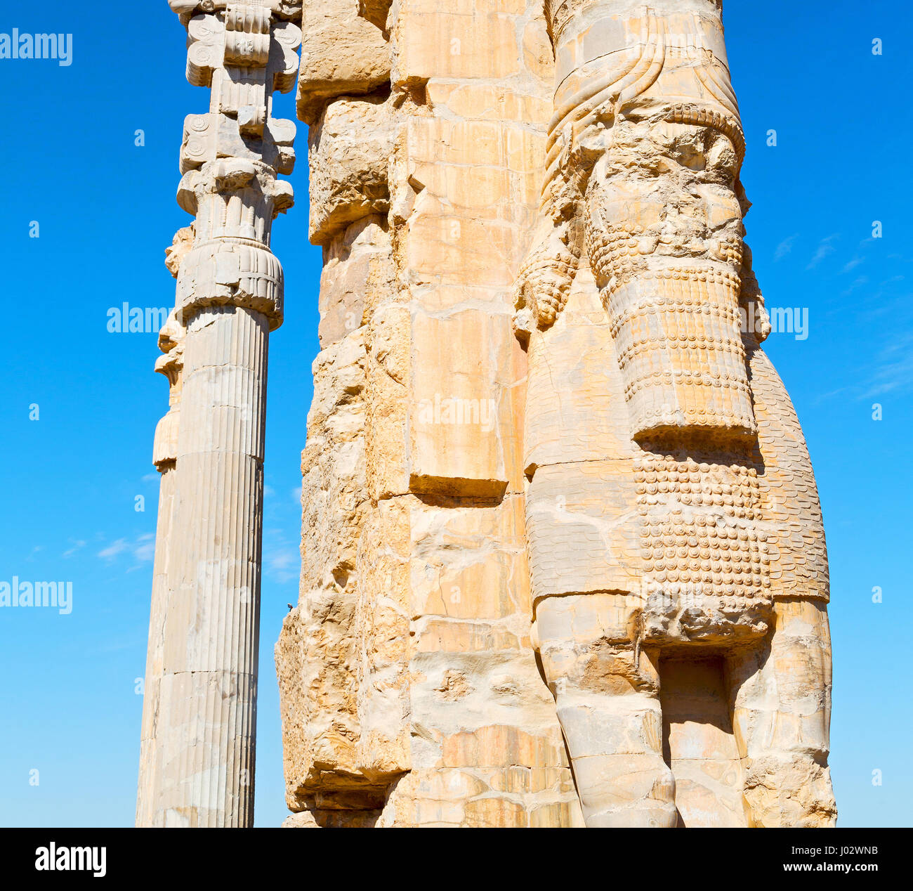 blur in iran persepolis the old ruins historical destination monuments ...