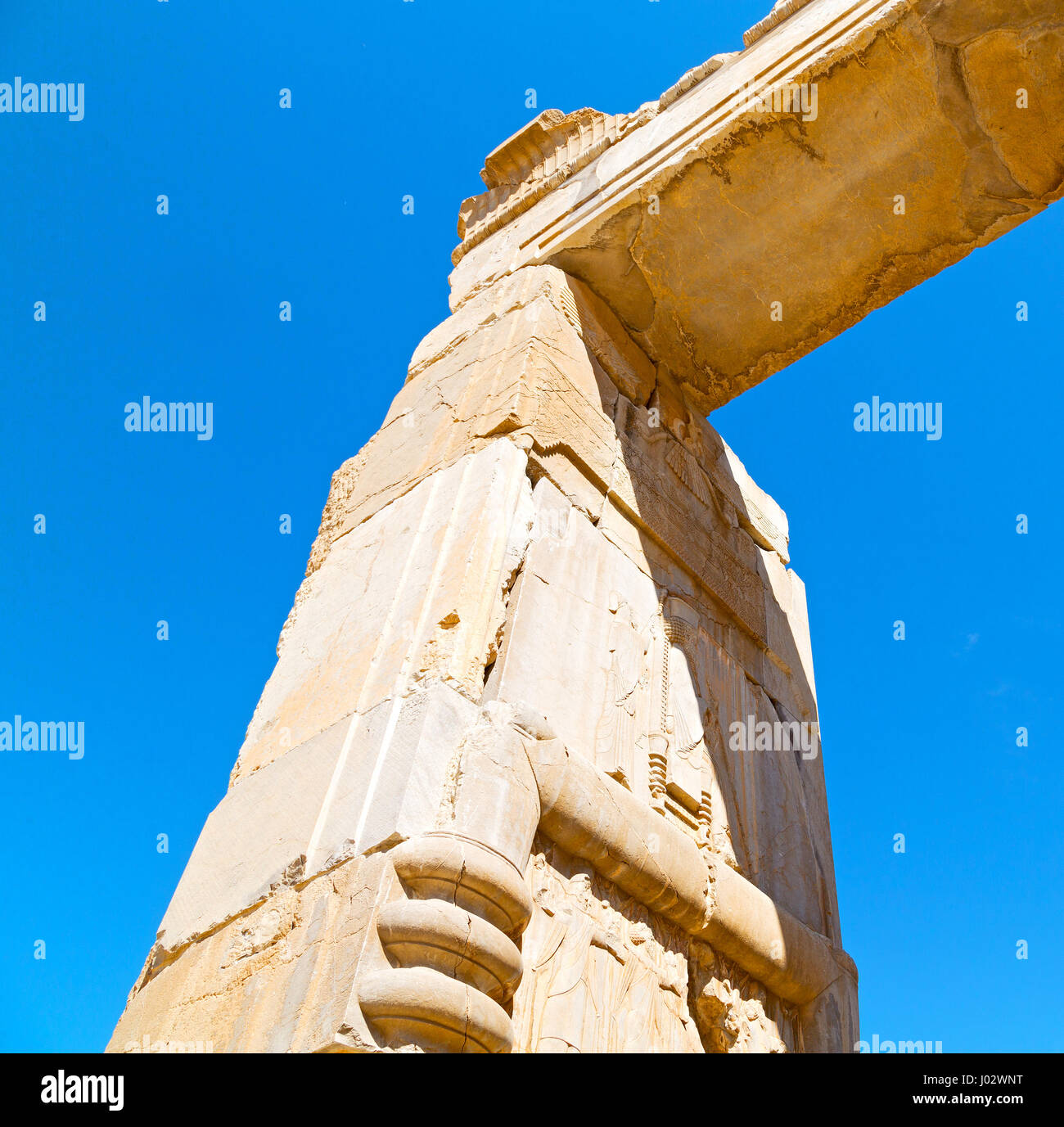blur in iran persepolis the old ruins historical destination monuments ...