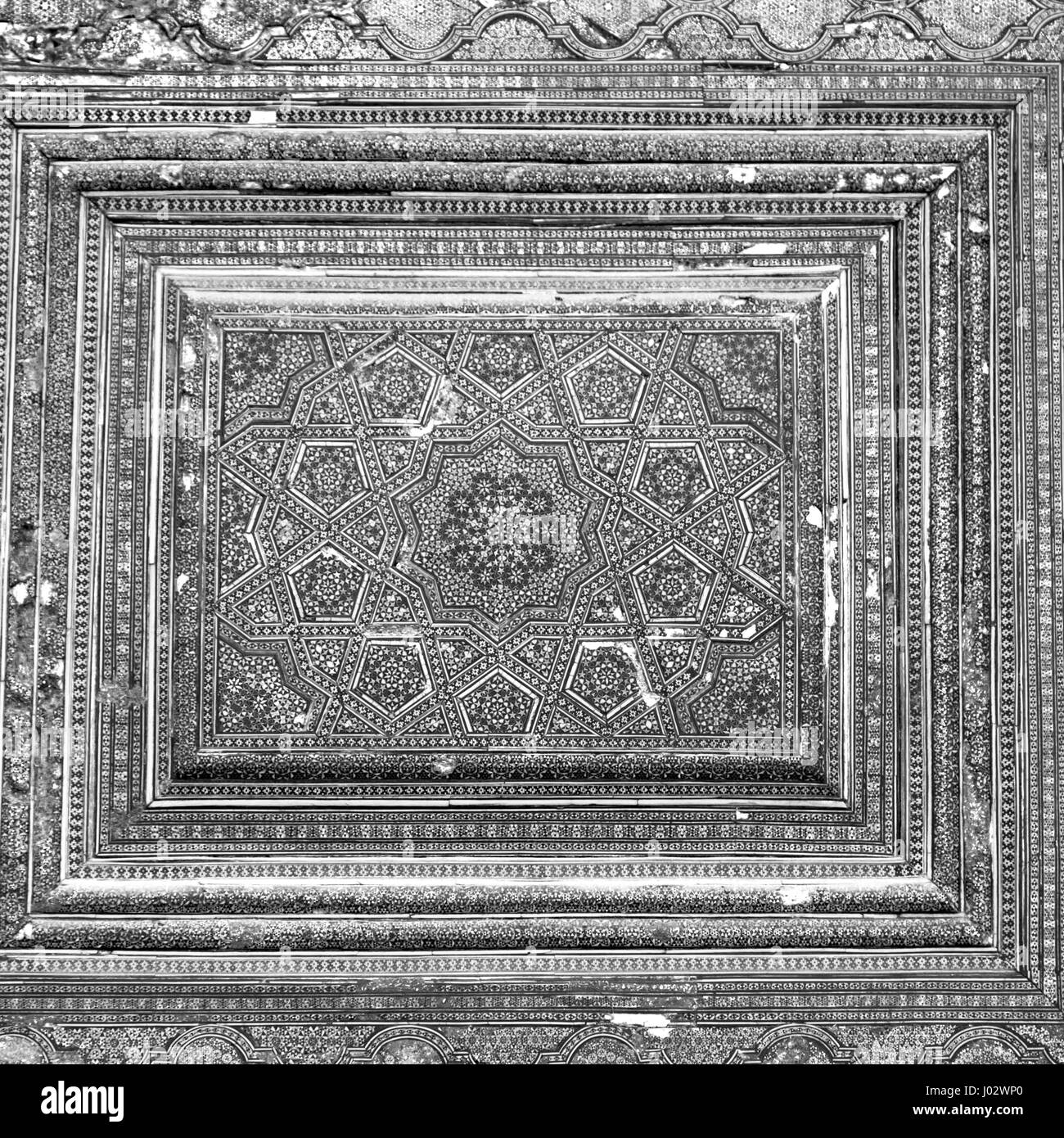 blur in iran abstract texture of the religion architecture mosque roof ...
