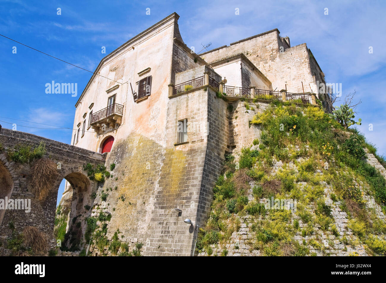 Norman Castle of Ginosa. Puglia. Italy Stock Photo - Alamy