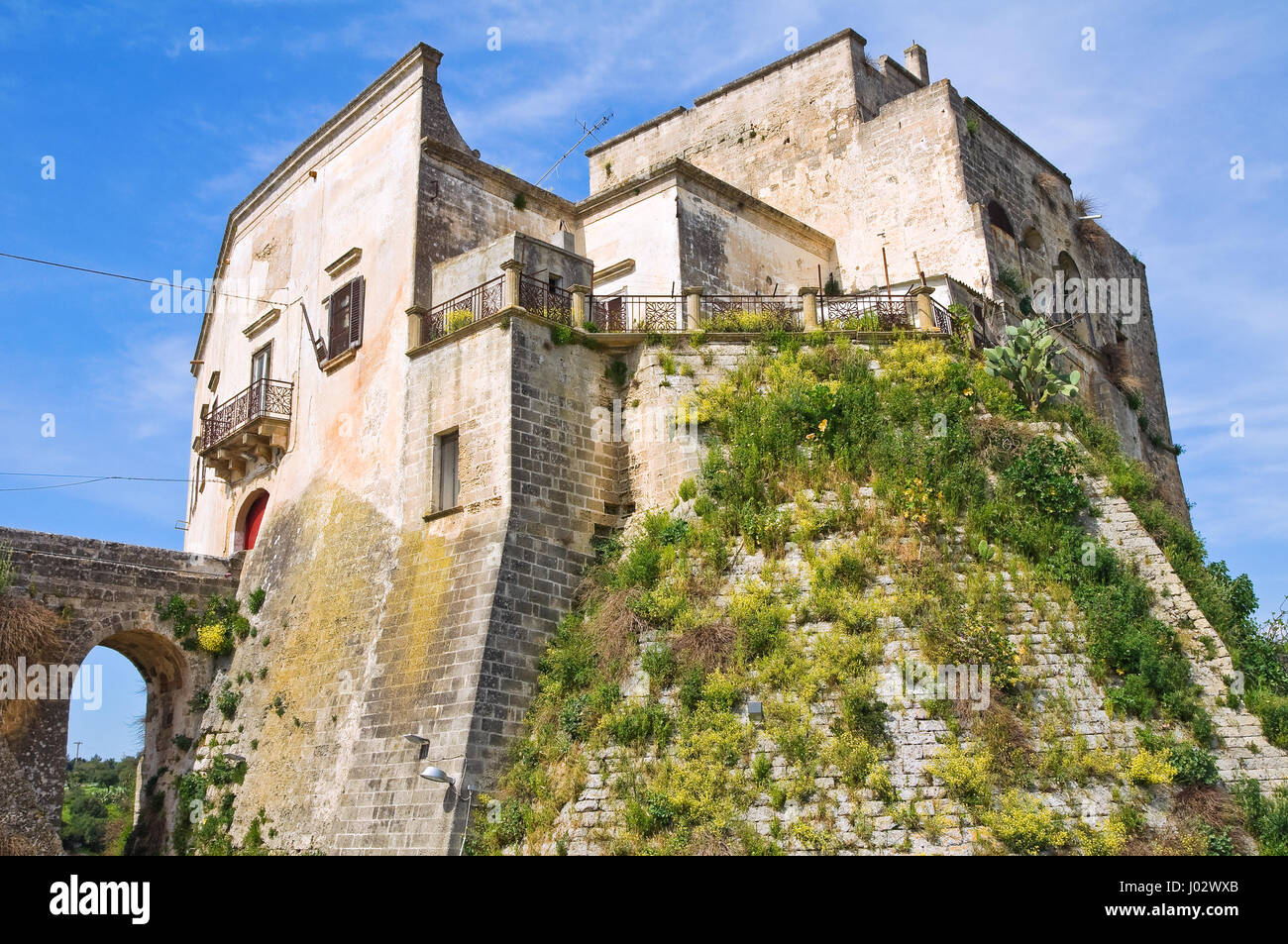 Norman Castle of Ginosa. Puglia. Italy Stock Photo - Alamy