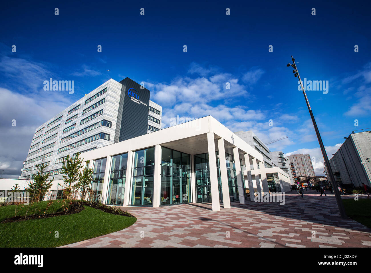 Glasgow Caledonian University exterior Stock Photo - Alamy