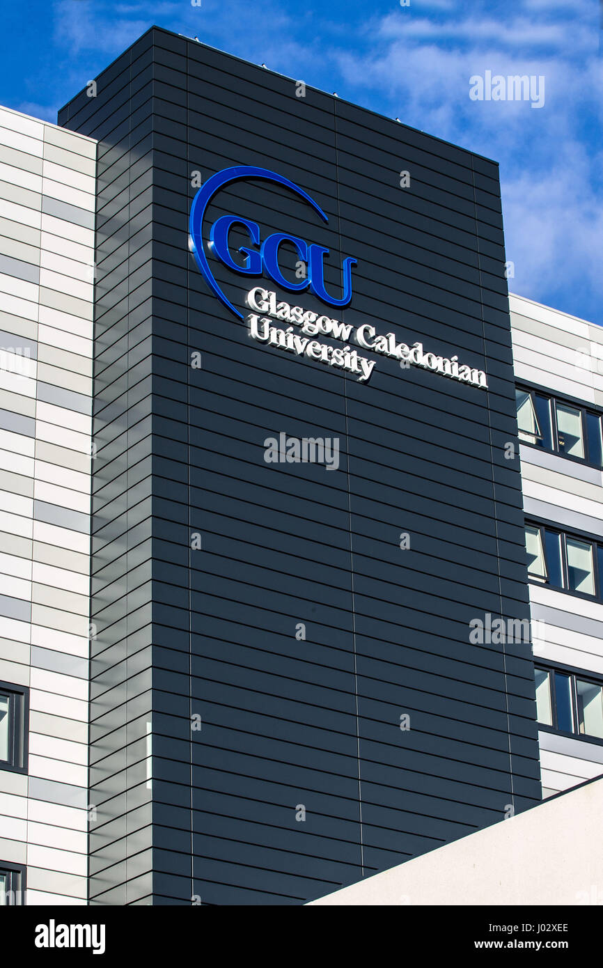 Glasgow Caledonian University exterior Stock Photo - Alamy