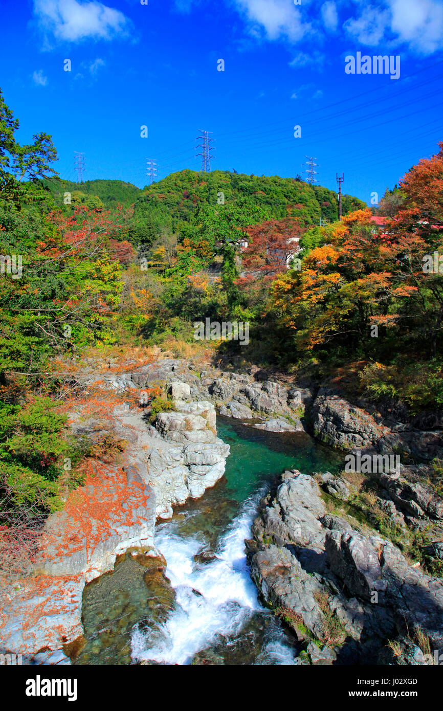 Akigawa Keikoku Valley Akiruno city Tokyo Japan Stock Photo - Alamy