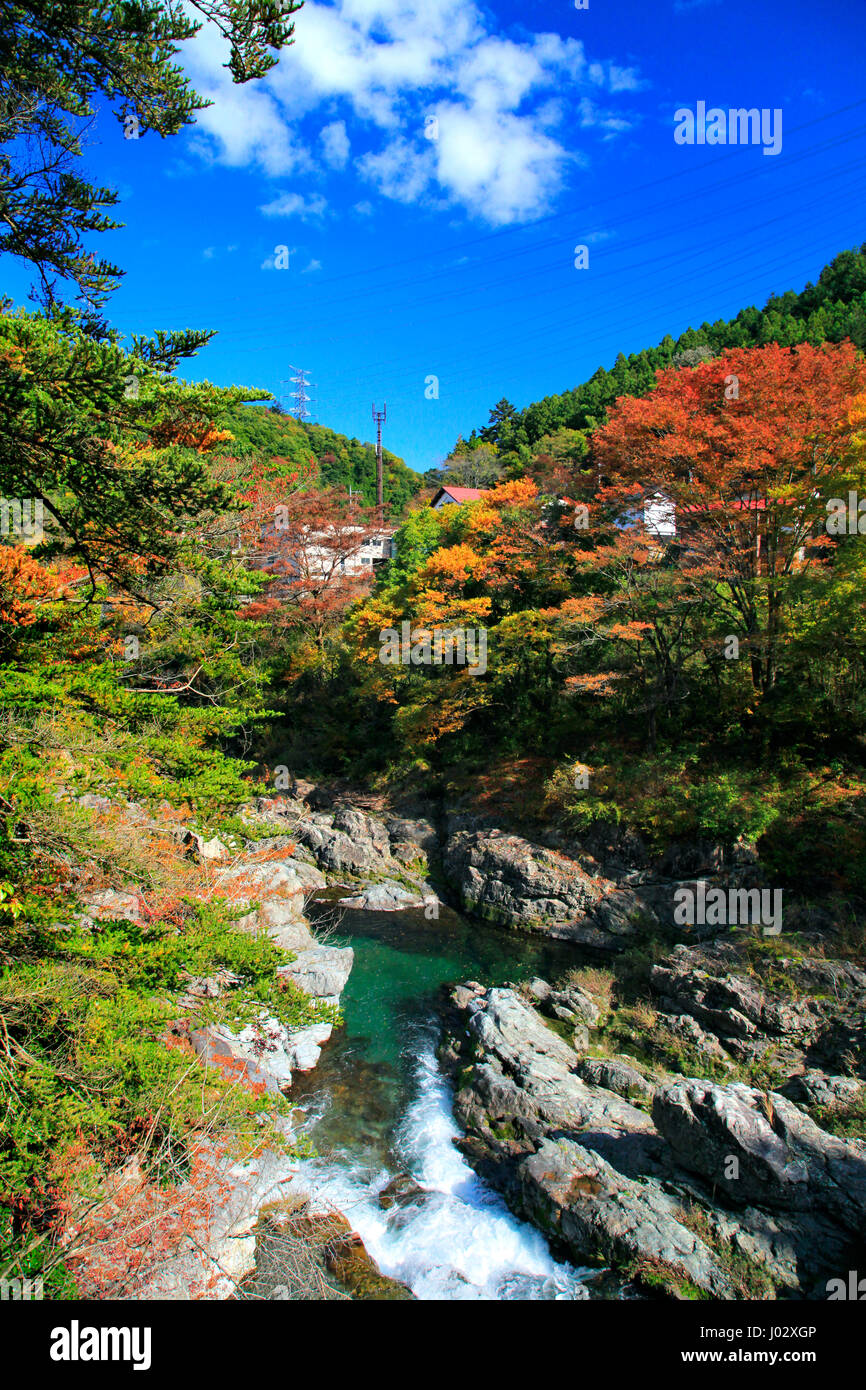 Akigawa Keikoku Valley Akiruno city Tokyo Japan Stock Photo - Alamy