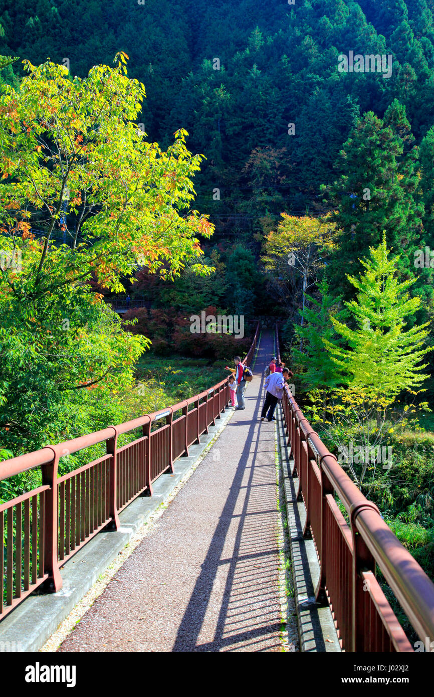 Ishibunebashi Bridge Akigawa Keikoku Valley Akiruno-shi Tokyo Japan ...