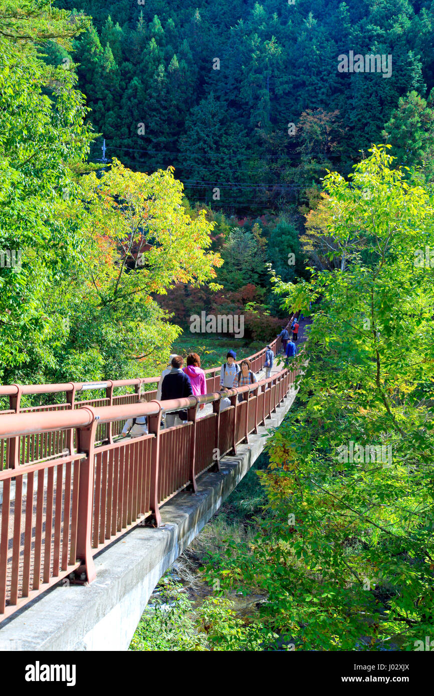 Ishibunebashi Bridge Akigawa Keikoku Valley Akiruno-shi Tokyo Japan ...