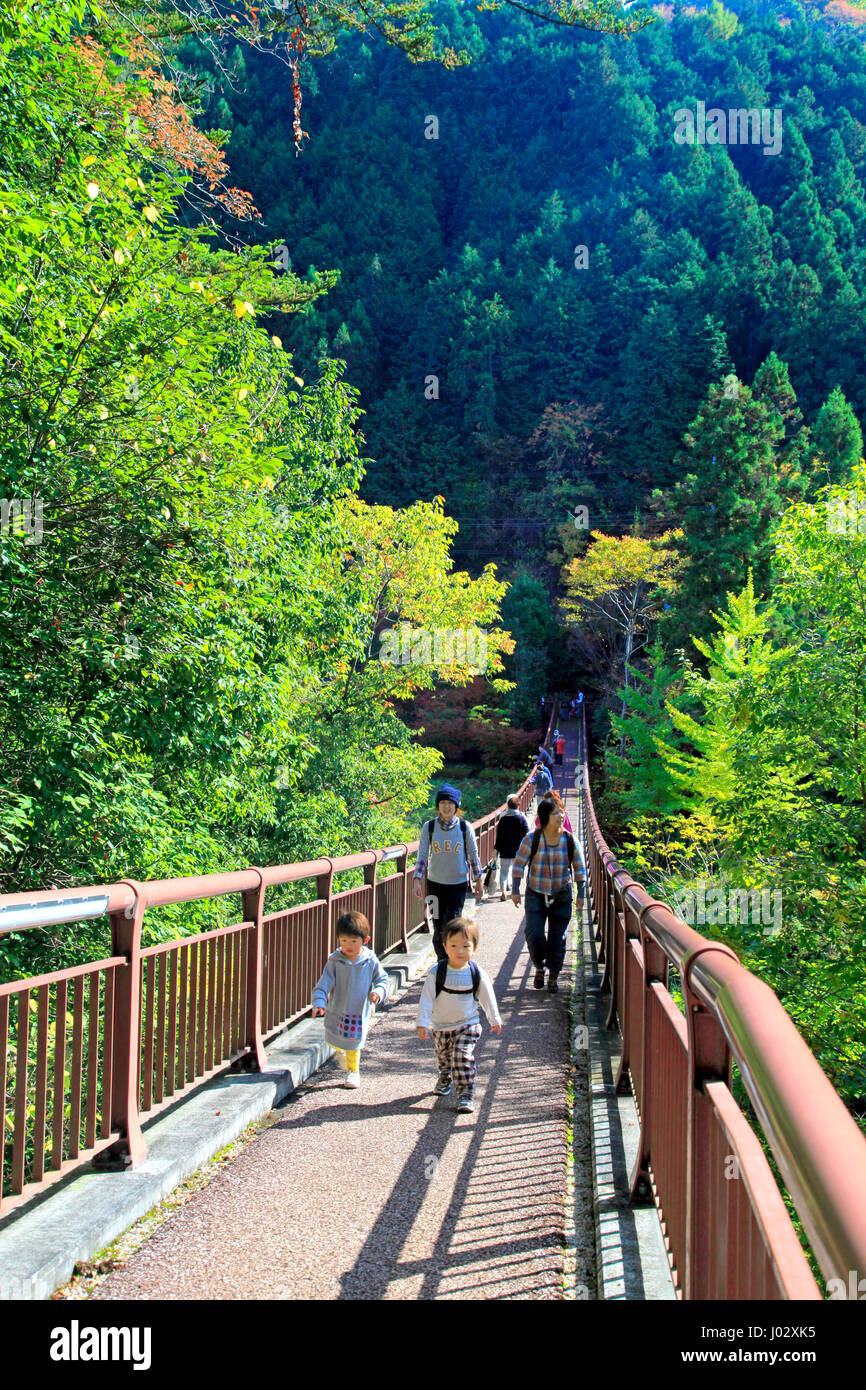 Ishibunebashi Bridge Akigawa Keikoku Valley Akiruno-shi Tokyo Japan ...