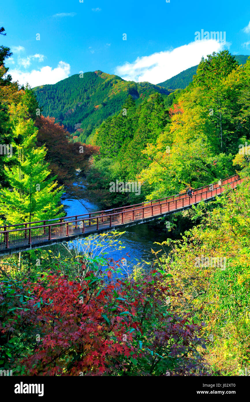 Ishibunebashi Bridge Akigawa Keikoku Valley Akiruno-shi Tokyo Japan ...