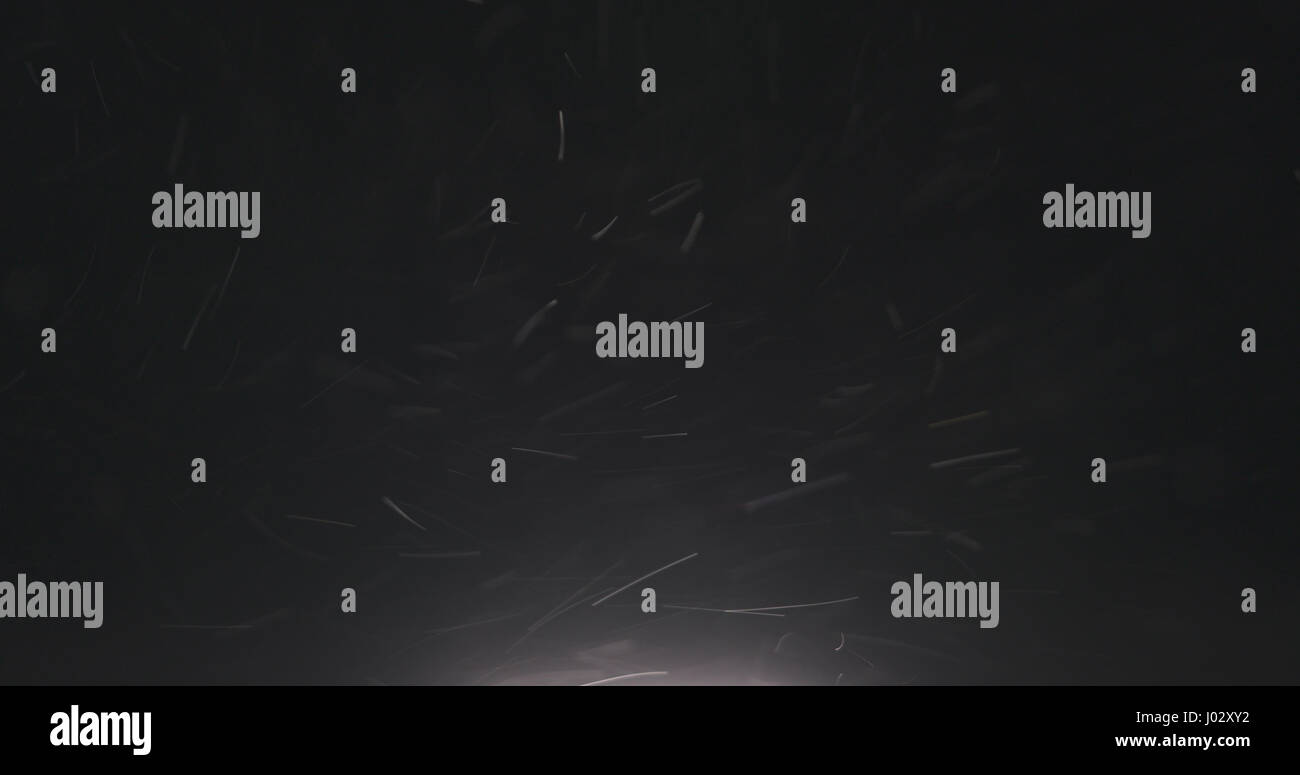 dust particles fast moving over black background from below, 4k photo ...