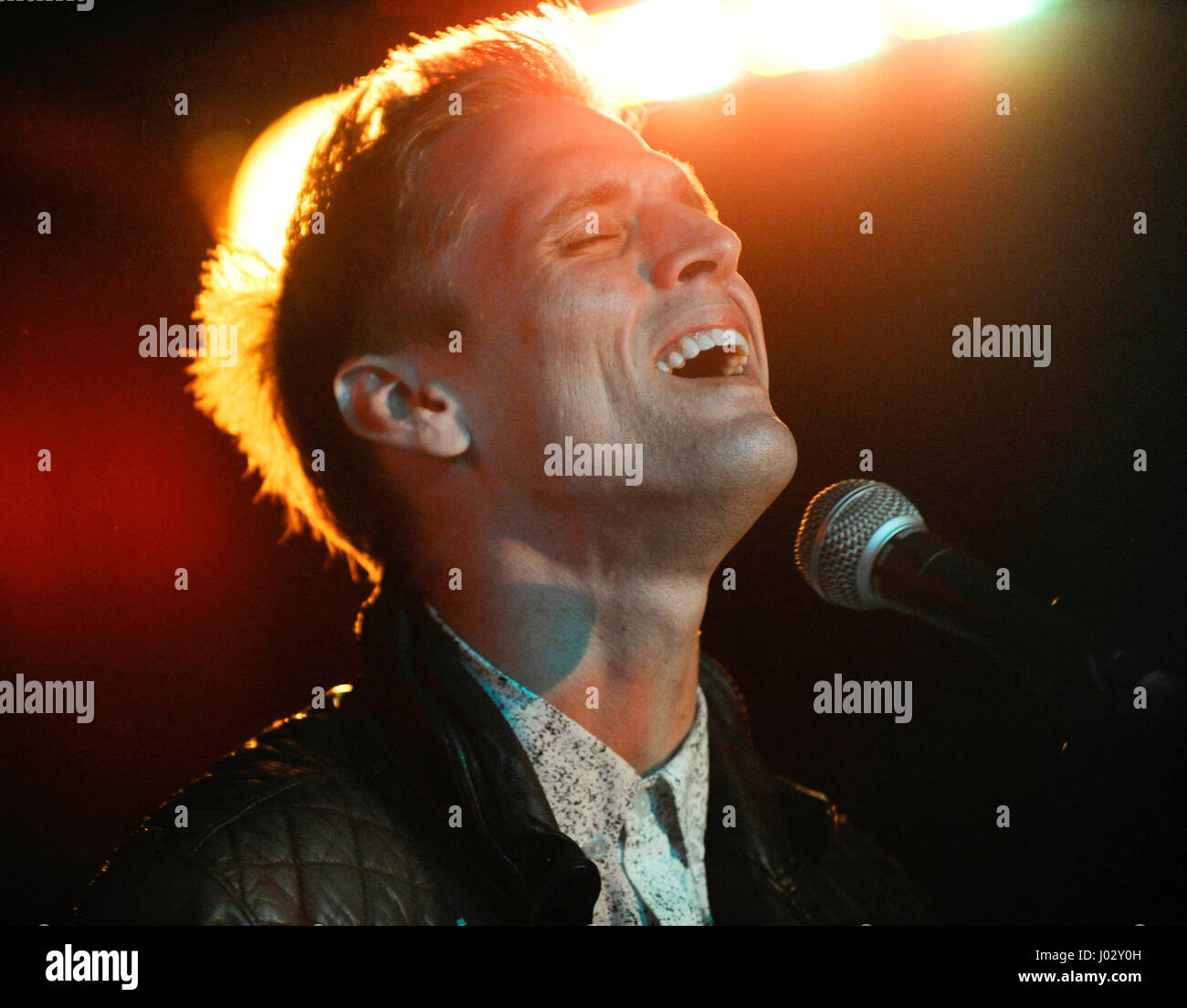Singer Aaron Carter performing live at the VH1 Rock The Schools Concert ...