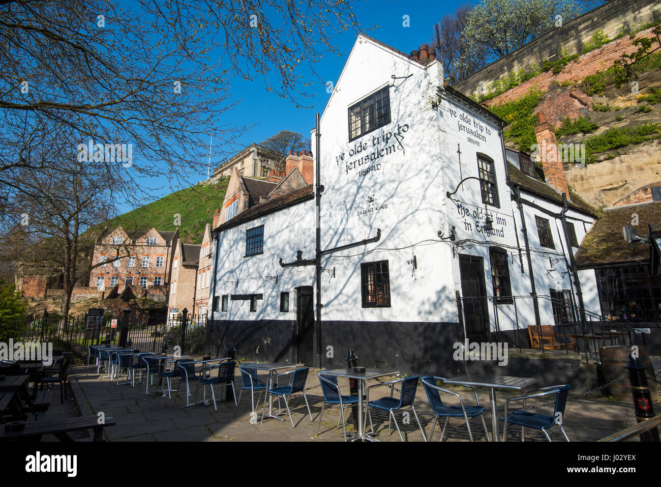 Ye olde trip jerusalem pub hi-res stock photography and images - Alamy